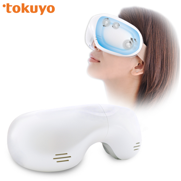 【tokuyo】煥眼冷熱眼部按摩器-白色TS-183 - 全聯全電商