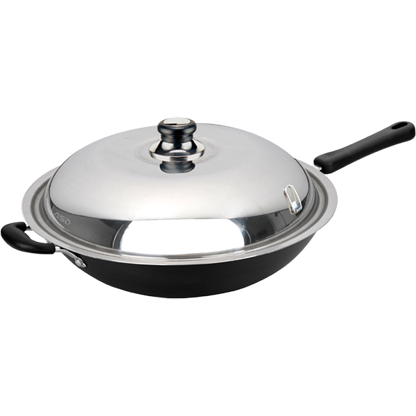 【ASD愛仕達】超硬美味快炒鍋32CM(1入 含鍋蓋) - 全聯線上購-隔日達平台