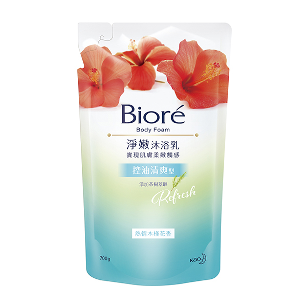 【Biore 蜜妮】淨嫩沐浴乳 熱情木槿花香 控油清爽型(700g) - 全聯線上購-隔日達平台