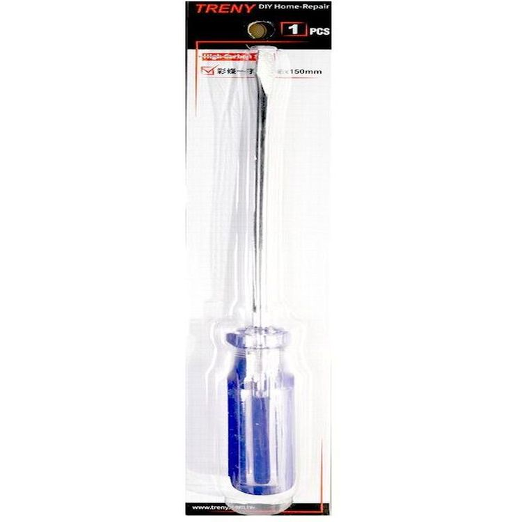【TRENY】彩條一字起子-6*150mm(1入/6x150mm) - 全聯線上購-隔日達平台