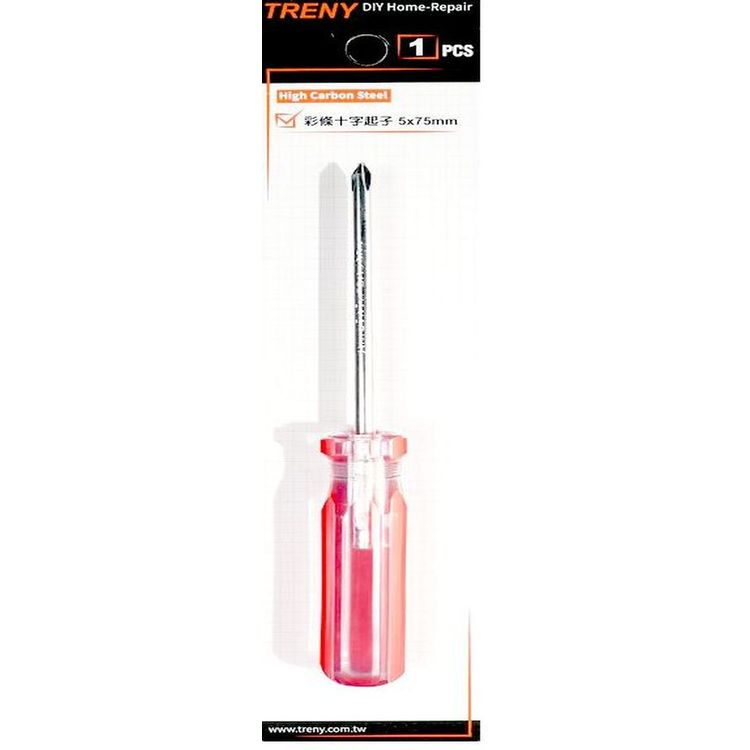 【treny】彩條十字起子-5*75mm(1入/5*75mm) - 全聯全電商