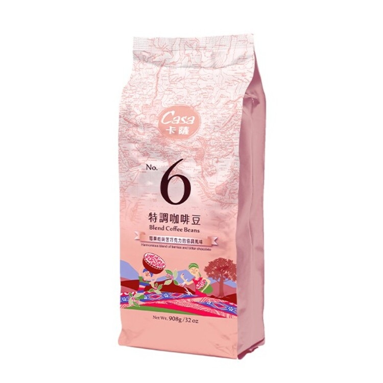 【卡薩】NO.6特調咖啡豆(908g) - 全聯全電商