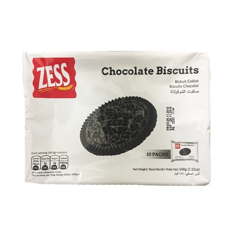 【ZESS杰思】巧克力餅乾148g(.) - 全聯全電商