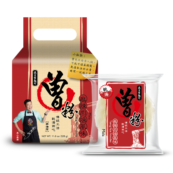 【曾拌麵】曾粉-麻辣肉燥風味(82g*4包) - 全聯全電商