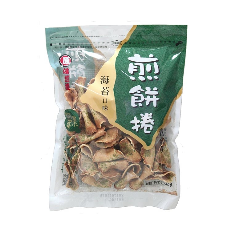 【原味巡禮】煎餅捲-海苔 140g/包 - 全聯線上購-隔日達平台