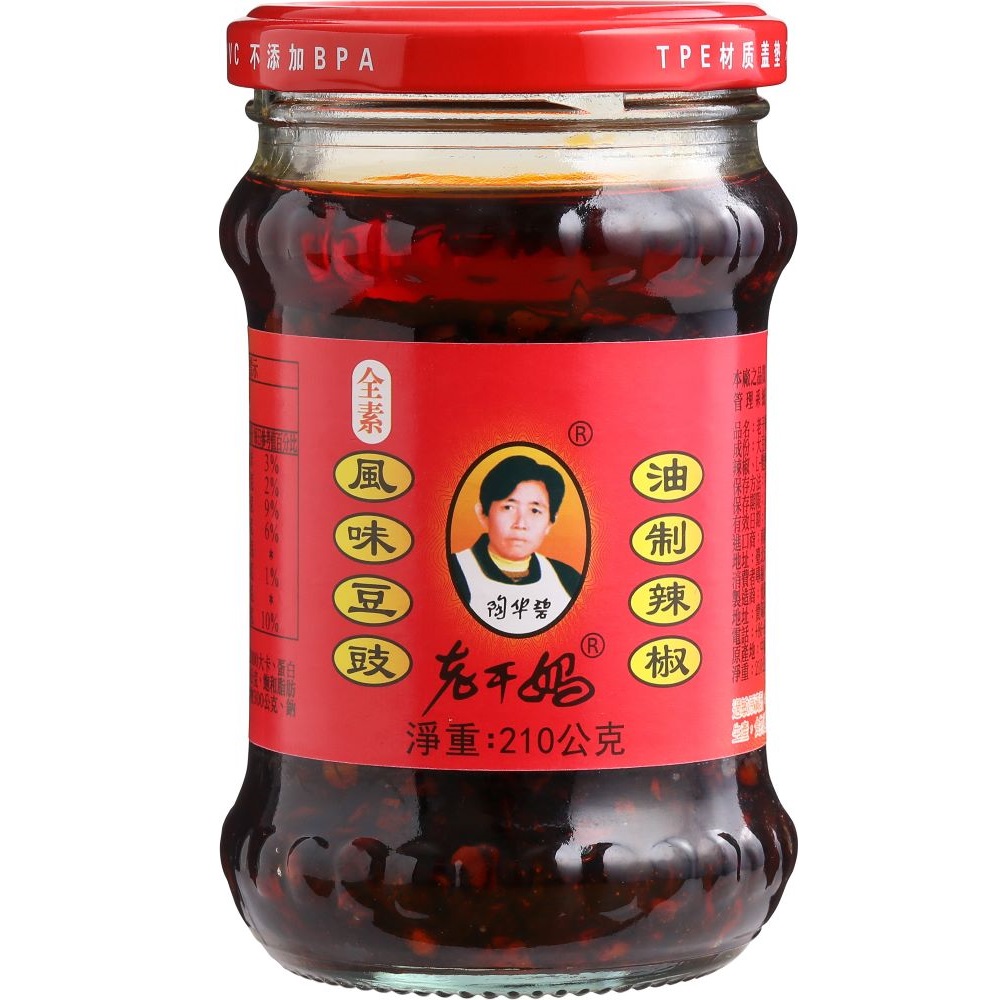 【老干媽】風味豆豉油制辣椒(210g) - 全聯全電商