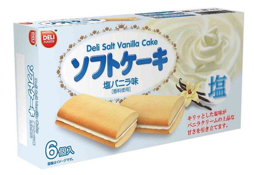 【DELI】鹽香草風味夾心蛋糕 108公克 108G - 全聯線上購-隔日達平台