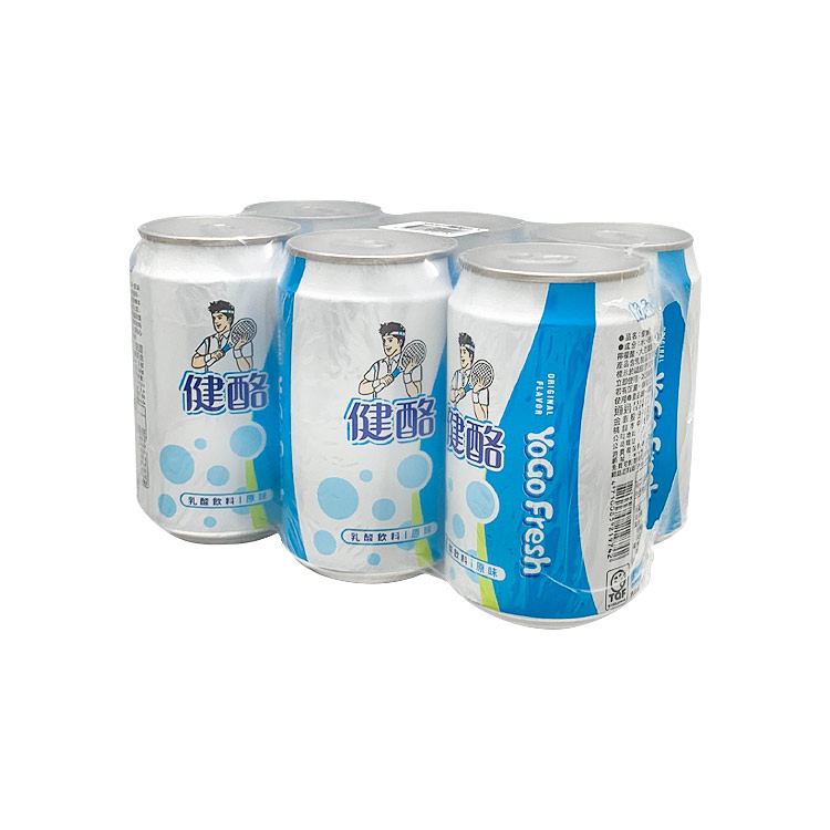 【健酪】Yogo fresh乳酸飲料-原味 320ML*6(320ML*6罐/組) - 全聯線上購-隔日達平台