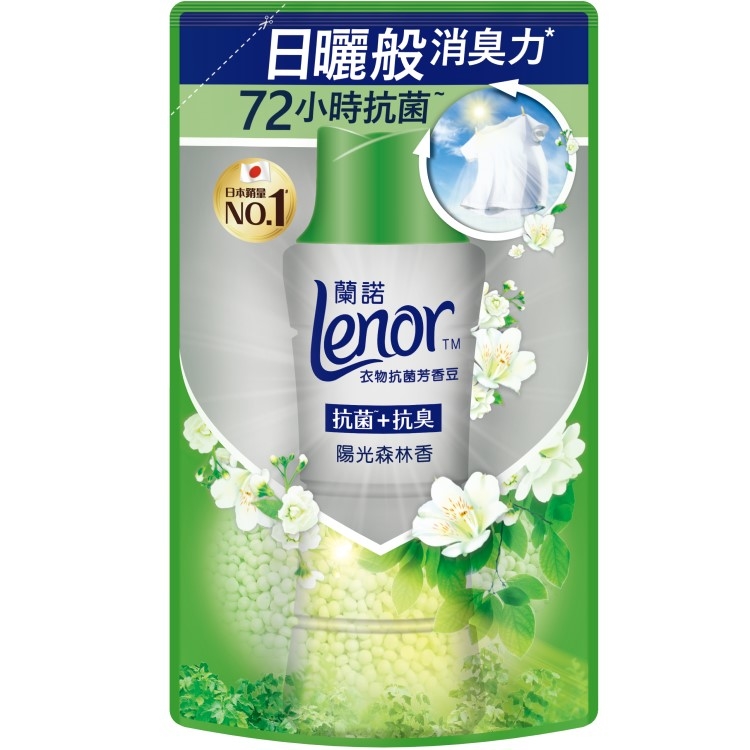 【Lenor】芳香抗菌豆補充包 陽光森林香430ml 430ml - 全聯線上購-隔日達平台