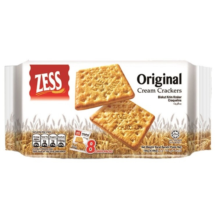 【ZESS杰思】杰思原味蘇打餅184g - 全聯全電商