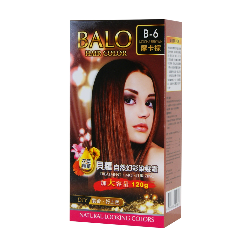 【貝蘿】自然幻彩染髮霜-摩卡棕B6(第一劑60g+第二劑60g) - 全聯線上購-隔日達平台