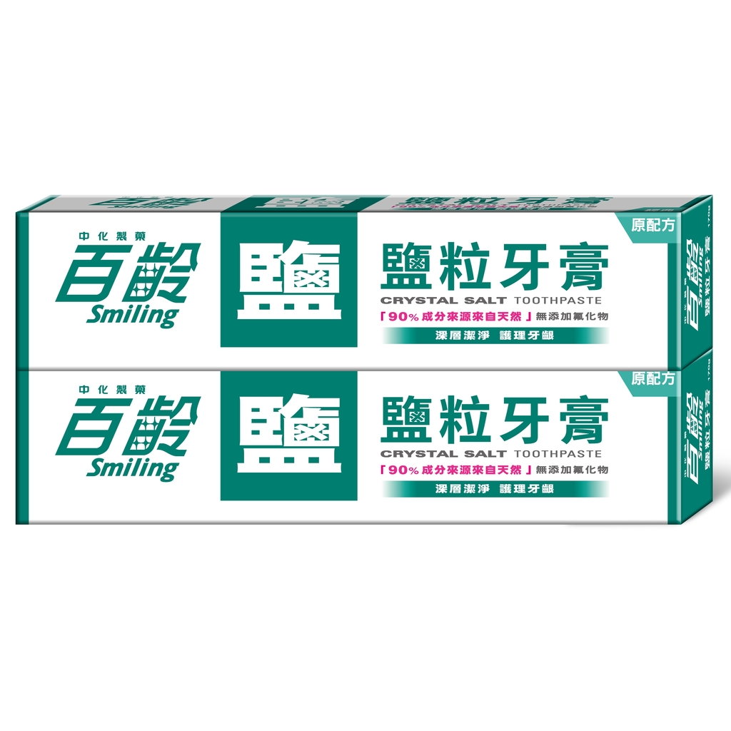 【Smiling 百齡】天然鹽粒牙膏(170g*2入) - 全聯全電商