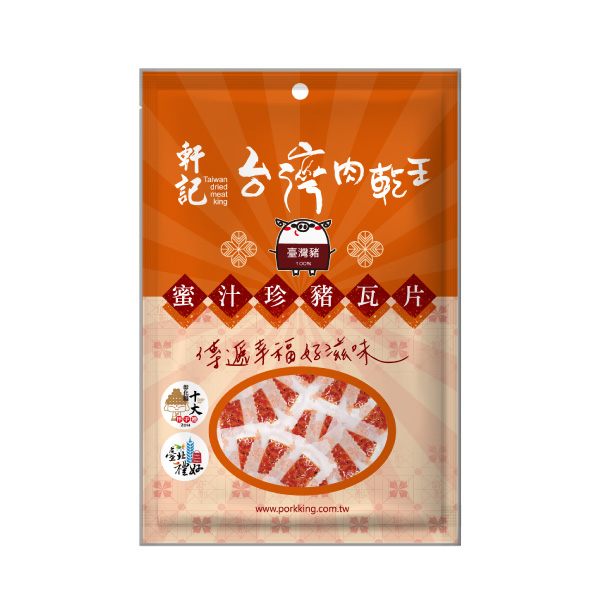 【軒記】蜜汁珍豬瓦片 110g(110g/包) - 全聯線上購-隔日達平台