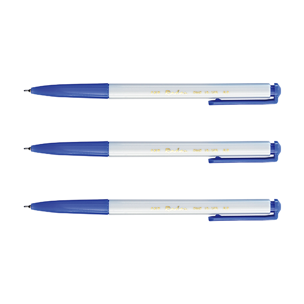 【SKB文明鋼筆】IB-100自動原子筆- 藍(3入/包) - 全聯線上購-隔日達平台