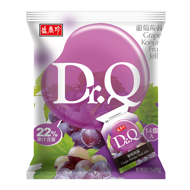 【盛香珍】Dr.Q葡萄蒟蒻(265g) - 全聯全電商
