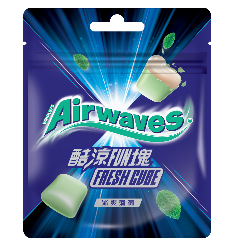【Airwaves】酷涼FUN塊 冰爽薄荷(28.6g) - 全聯線上購-隔日達平台