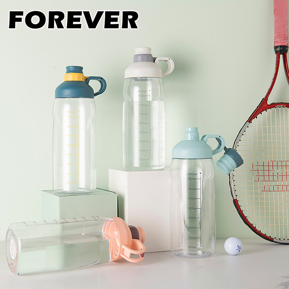 【日本FOREVER】大容量運動水壺2000ml-4色(買一送一) - 全聯全電商