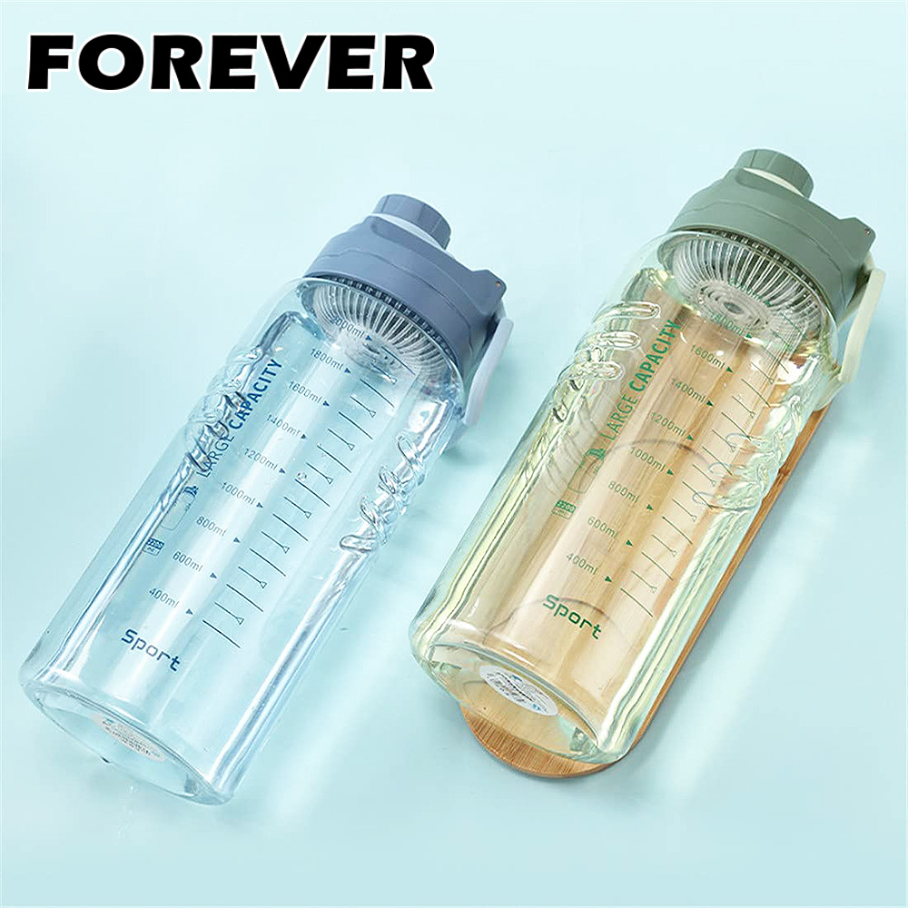 【日本FOREVER】(買一送一) 可提式大容量攜帶運動水壺2200ml(3色) - 全聯全電商