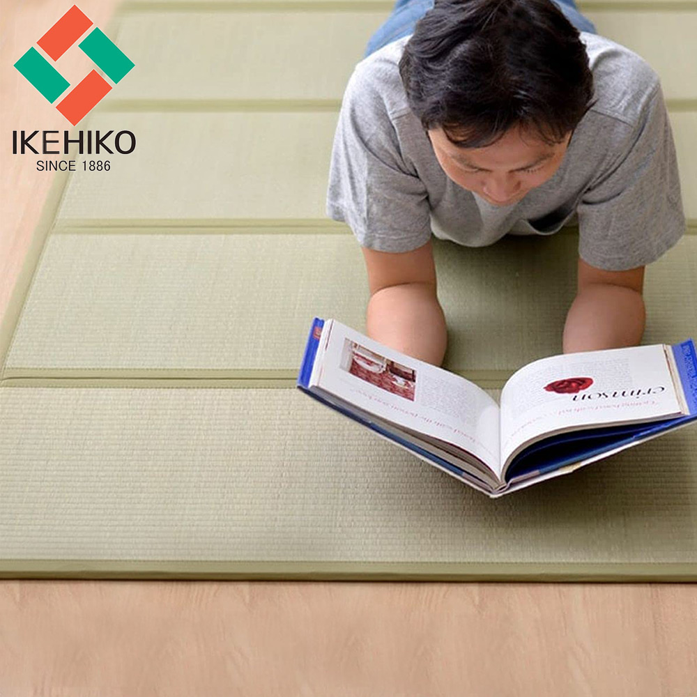 【日本池彥 IKEHIKO】日本製天然無染藺草榻榻米摺疊床墊-單人加大(120×210cm) - 全聯全電商