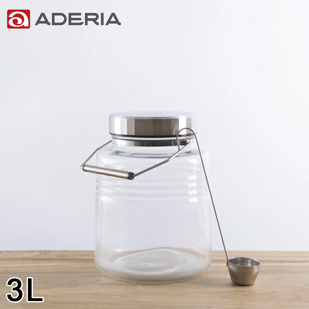 【ADERIA】日本進口時尚玻璃梅酒瓶(3L) - 全聯線上購-隔日達平台