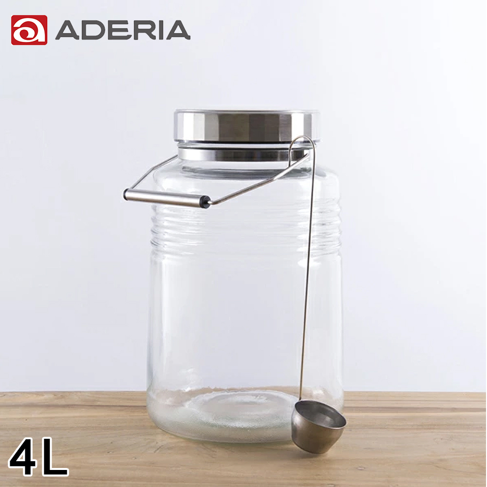 【Aderia】日本進口時尚玻璃梅酒瓶(4L) - 全聯全電商