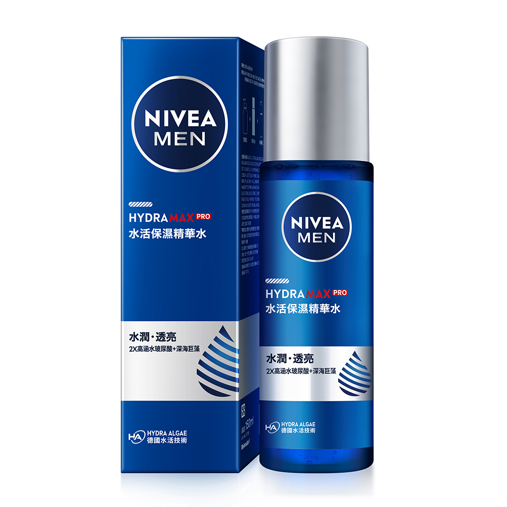 【nivea 妮維雅】男士水活保濕精華水150ml 全聯線上購 隔日達平台