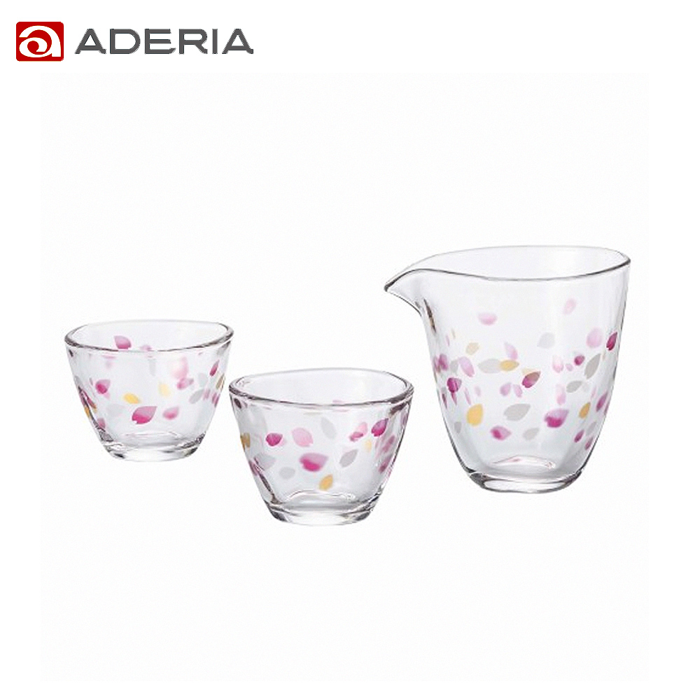 【ADERIA】日本進口櫻花清酒(杯壺組) - 全聯全電商