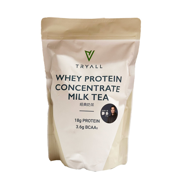 【Tryall】濃縮乳清蛋白(500g-經典奶茶) - 全聯線上購-隔日達平台