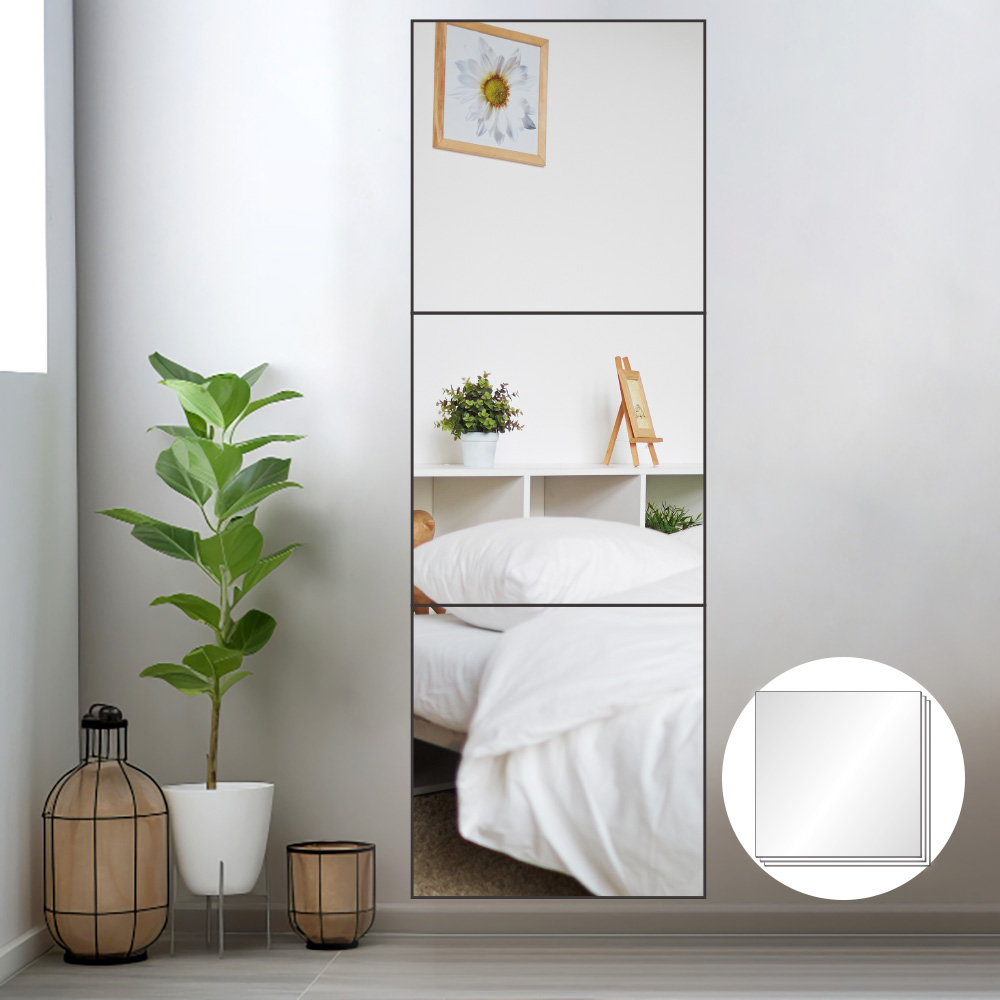 【泰風】防摔明亮壓克力鏡(30cm3入裝)(商品尺寸約：30x0.2x30cm) - 全聯線上購-隔日達平台