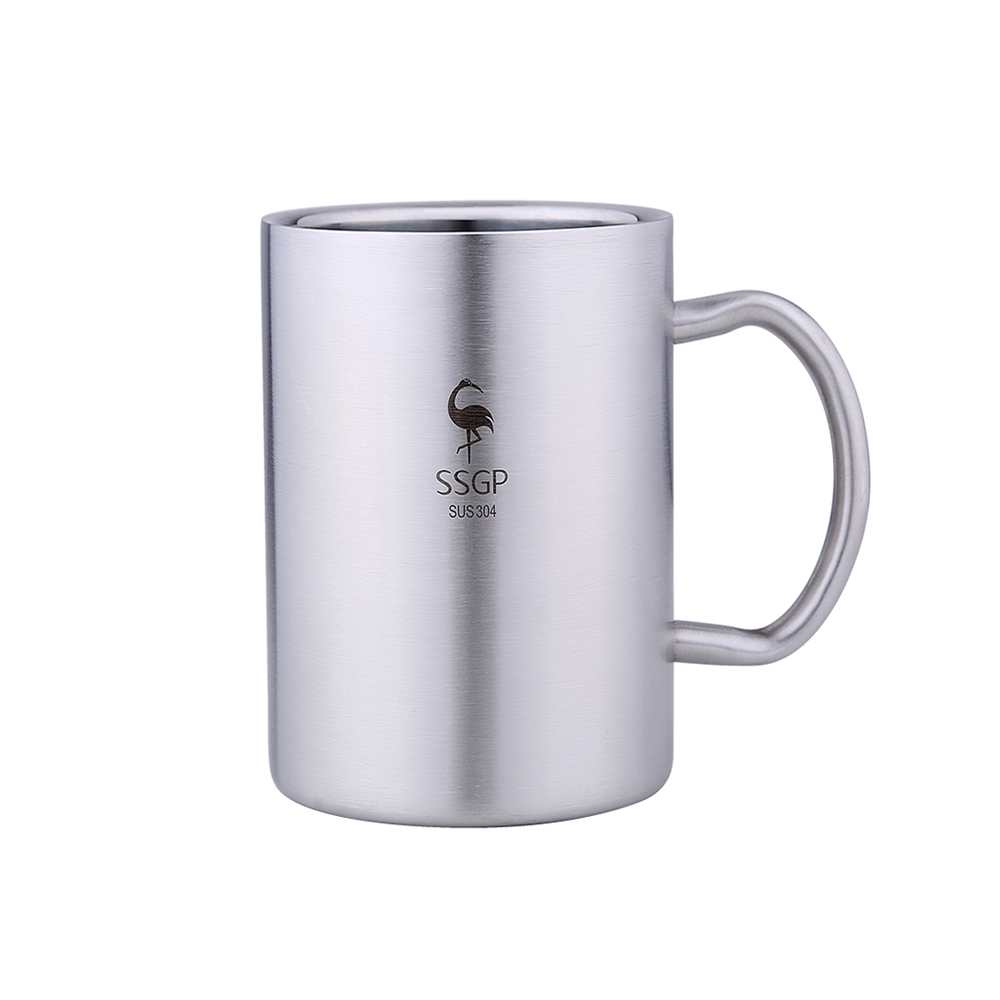 【PUSH!】餐具用品防摔304不鏽鋼杯子兒童不鏽鋼水杯帶手柄口杯286ml(帶蓋款)E127-1(（304不鏽鋼兒童杯E127-1）) - 全聯線上購-隔日達平台