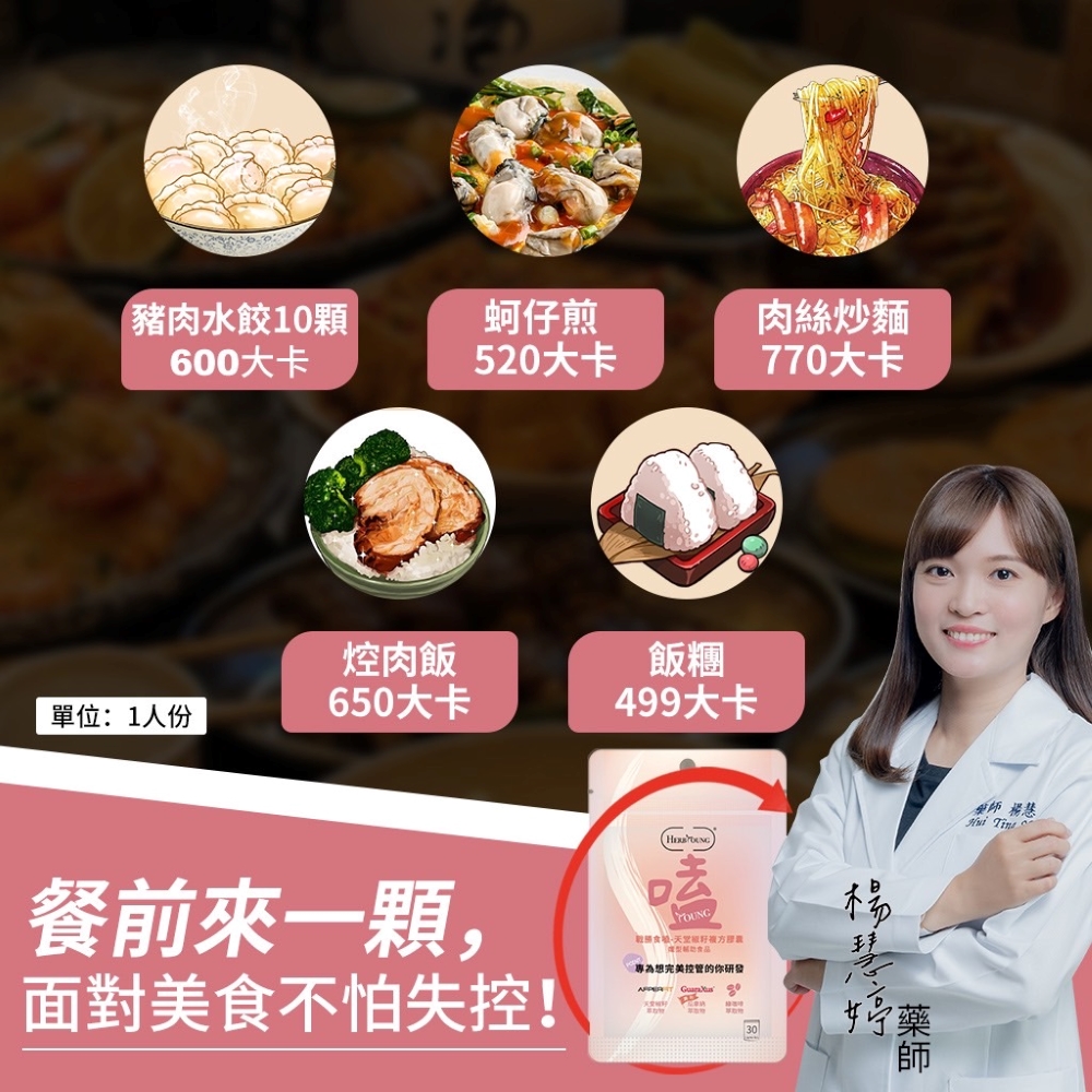 【養源專科Herbyoung】戰勝食嗑 天堂椒籽 瓜拿納 素食膠囊(30顆/袋) - 全聯全電商