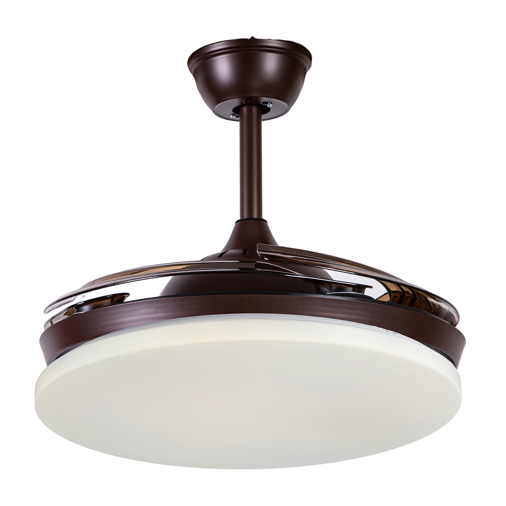 【Honey Comb 燈飾】42吋變頻隱形吊扇燈．LED54W調光調色吸頂燈(V2611-54C) - 全聯全電商