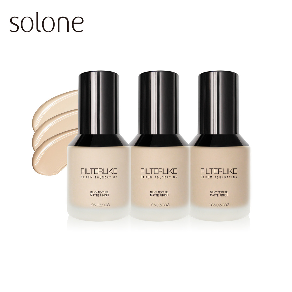 【Solone】柔紗精粹粉底液 SPF50★★★ 30g 3色可選(1入) - 全聯全電商