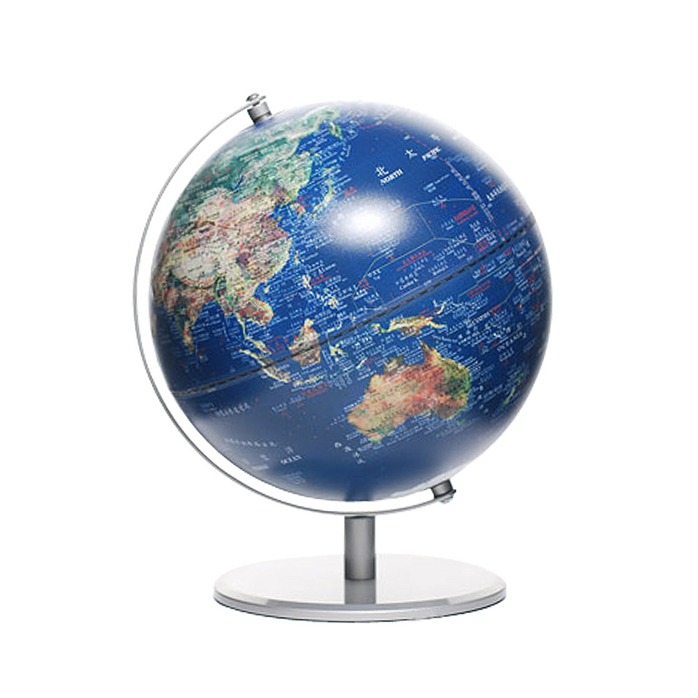 【SkyGlobe】10吋發光衛星金屬手臂地球儀-LED(中英文版)(AR互動款) - 全聯全電商