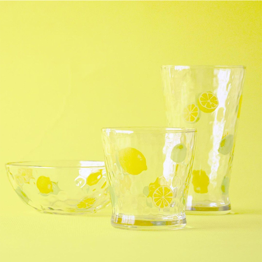 【日本Aderia】清涼水果滴系列玻璃杯385ml (大)(共2款) - 全聯全電商