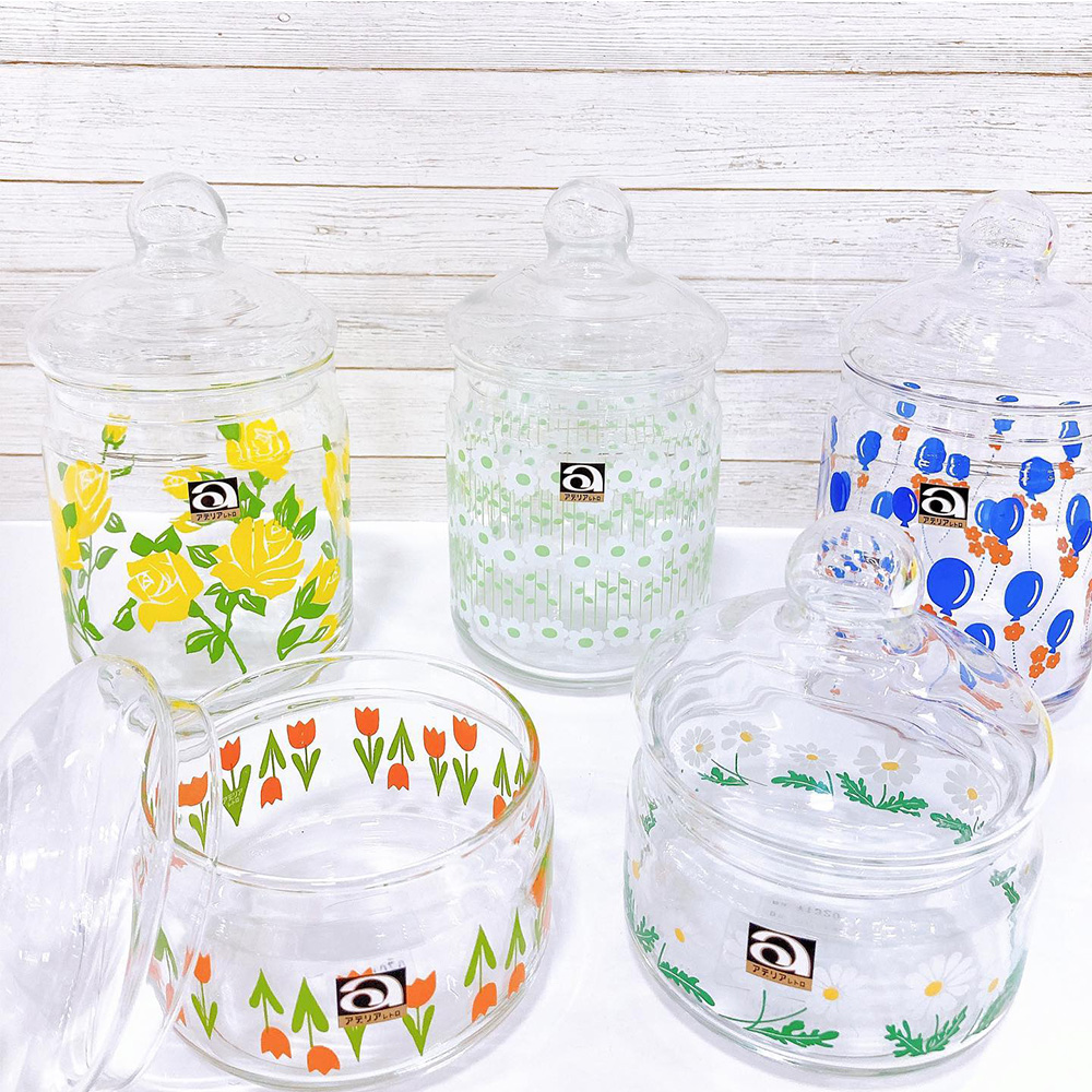 【Aderia】 昭和復古玻璃罐360ml(共6款) - 全聯全電商