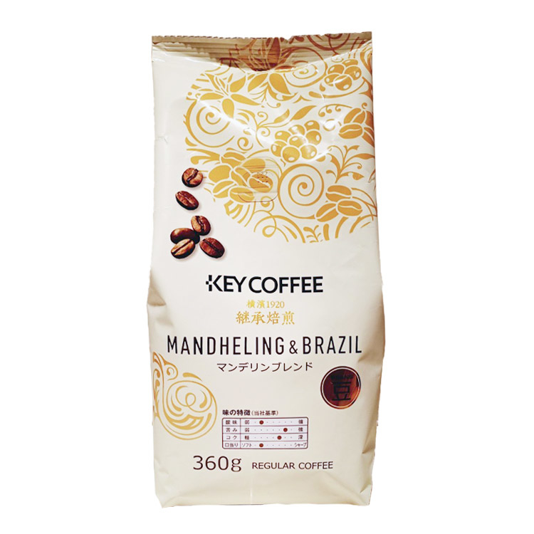 【KEY COFFEE】繼承焙煎曼巴咖啡豆(360g) - 全聯全電商