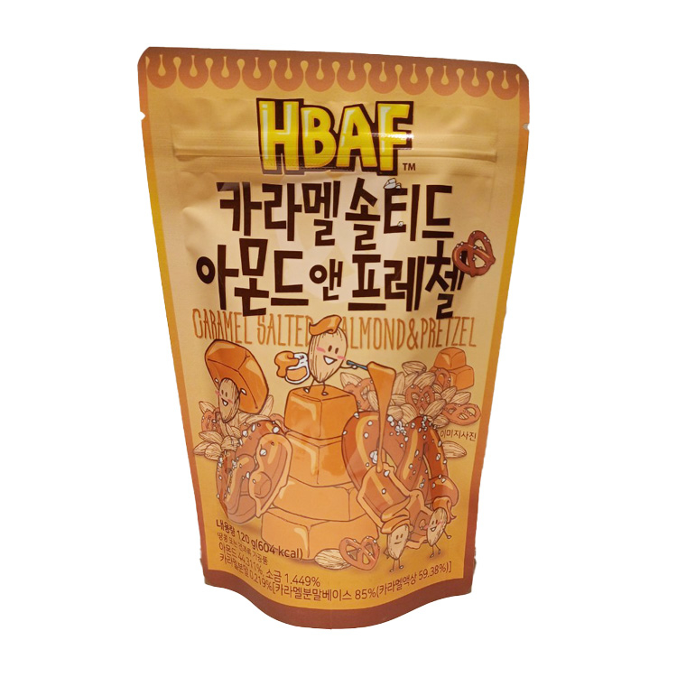 【HBAF】HBAF焦糖杏仁果與蝴蝶餅120g(120g/效期較短，效期依包裝標示) - 全聯全電商