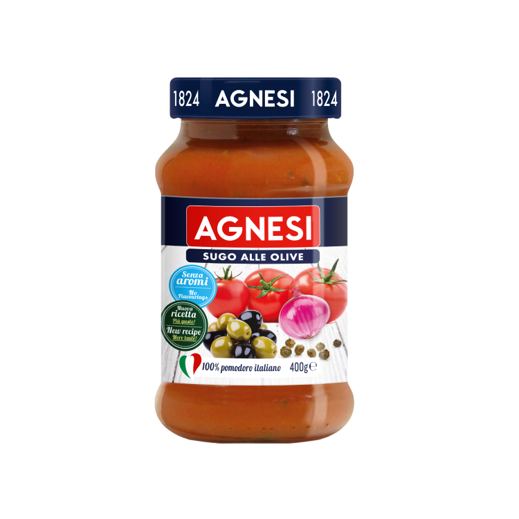【Agnesi】Agnesi義大利蕃茄橄欖麵醬(400g) - 全聯全電商