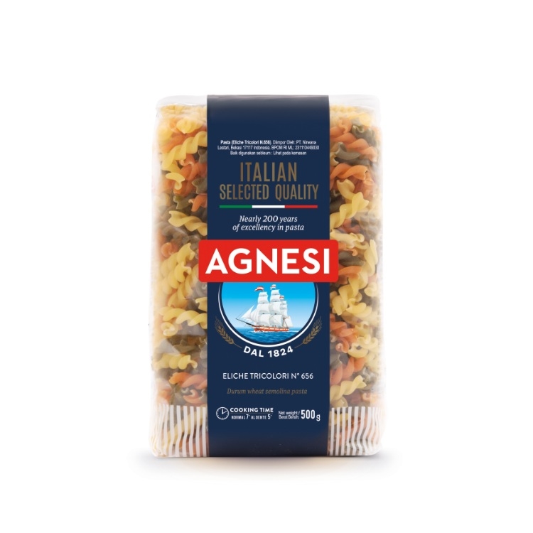 【Agnesi】Agnesi 義大利彩色螺旋麵(500g) - 全聯全電商