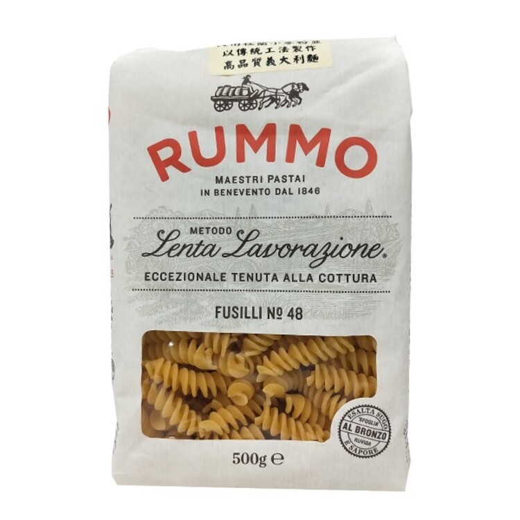 【義大利 Rummo】48號短型螺旋麵(500g/袋/效期較短，效期依包裝標示) - 全聯全電商