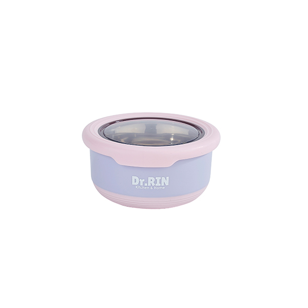 【Dr.RIN】Dr.RIN不鏽鋼雙層隔熱碗420ml-紫(420ml) - 全聯線上購-隔日達平台