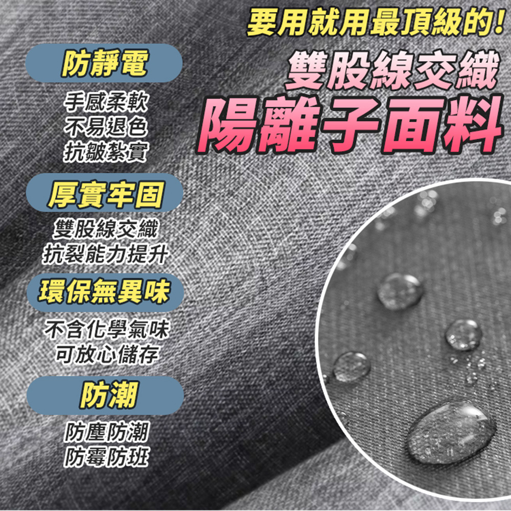 【KARY】80L高級加厚陽離子布雙開大容量收納箱(6入) - 全聯全電商