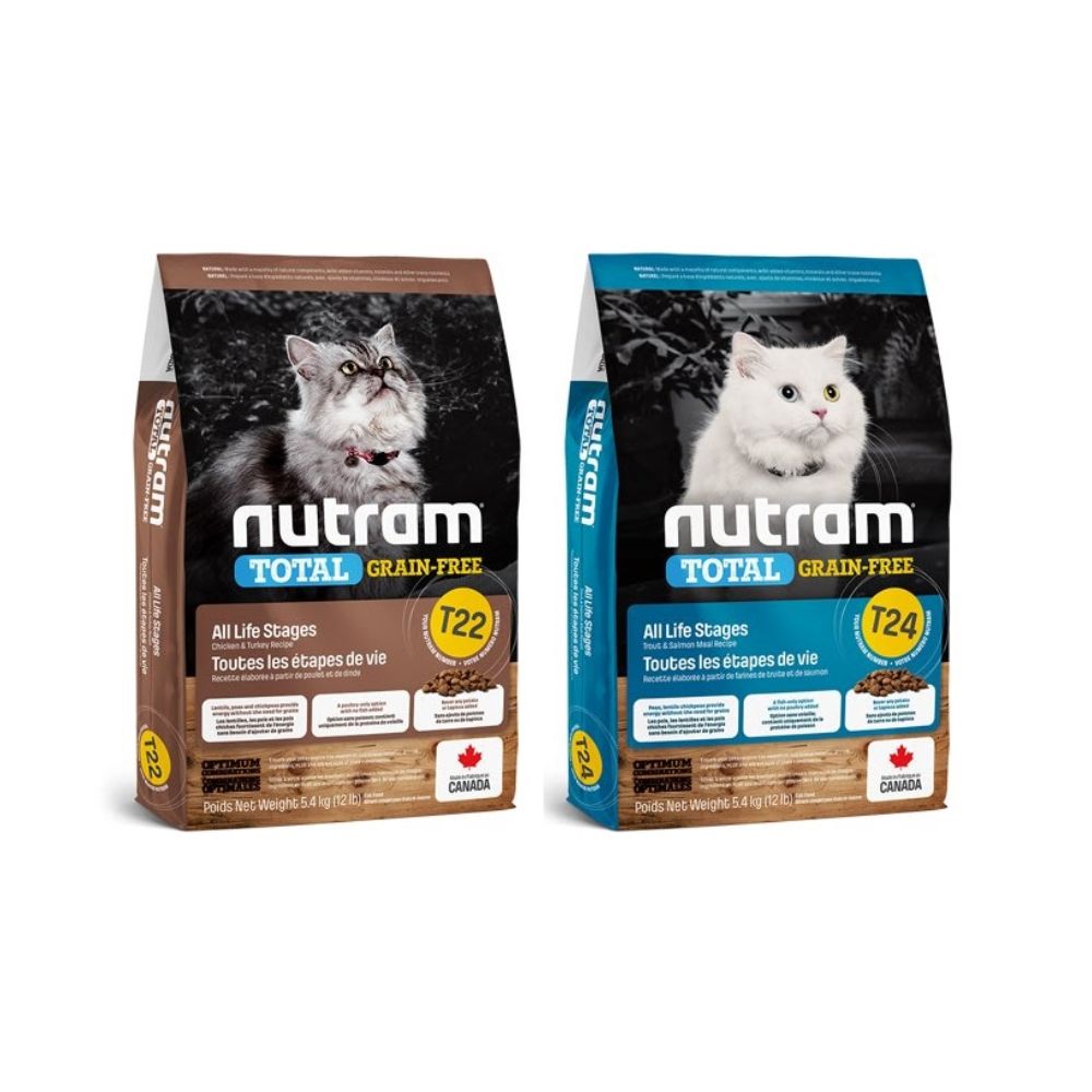 【nutram 紐頓】T22/T24 無穀全能系列 5.4kg(12lb)(*1入) - 全聯全電商