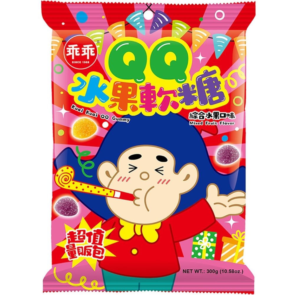 【乖乖】QQ水果軟糖-綜合水果口味(300g) - 全聯全電商
