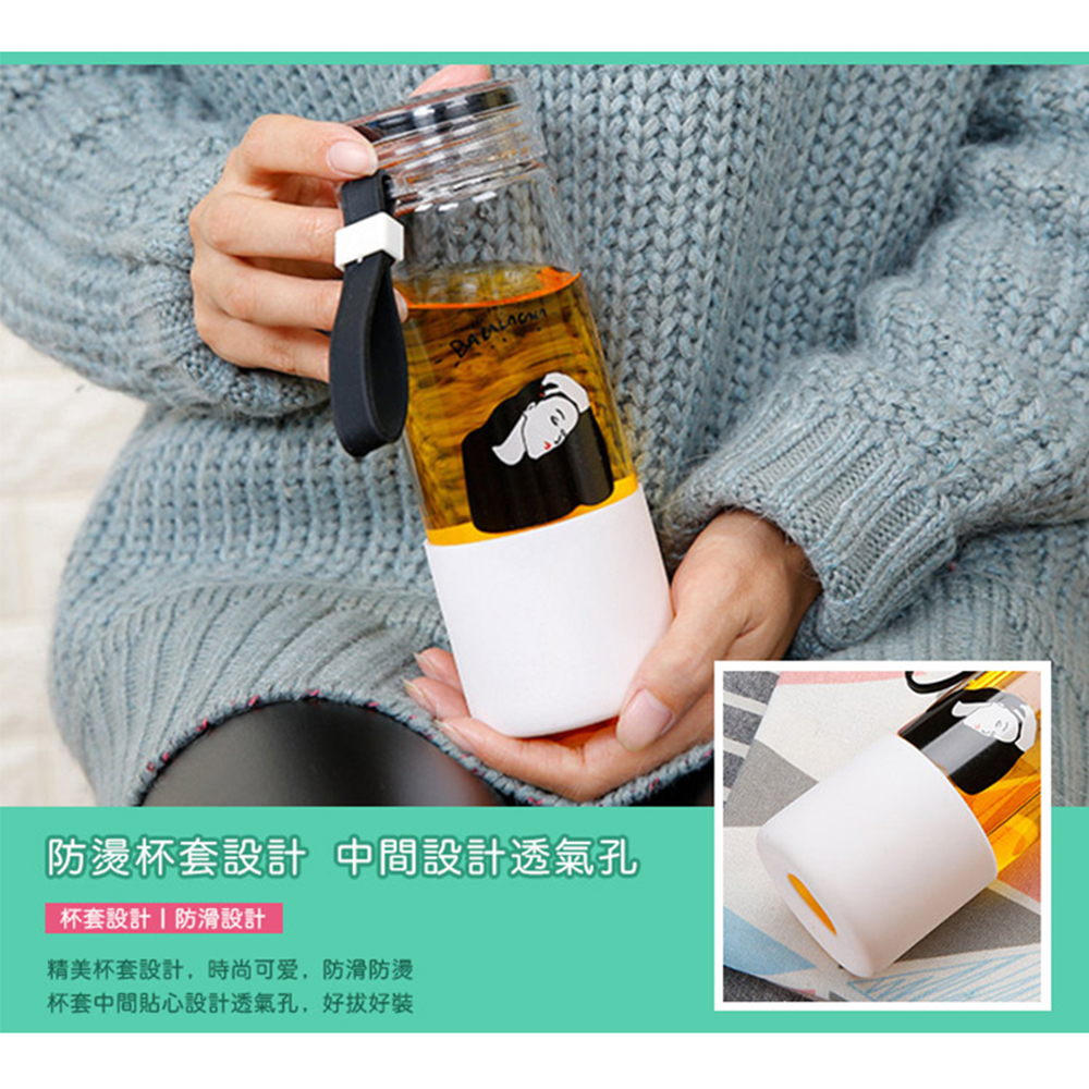 【KARY】時尚名模寬口玻璃杯450ml(2入) - 全聯全電商