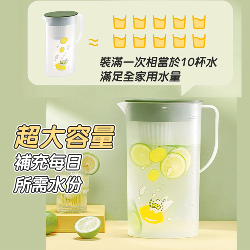 【KARY】高級日系大容量泡茶冷水壺1100ml(2入) - 全聯全電商
