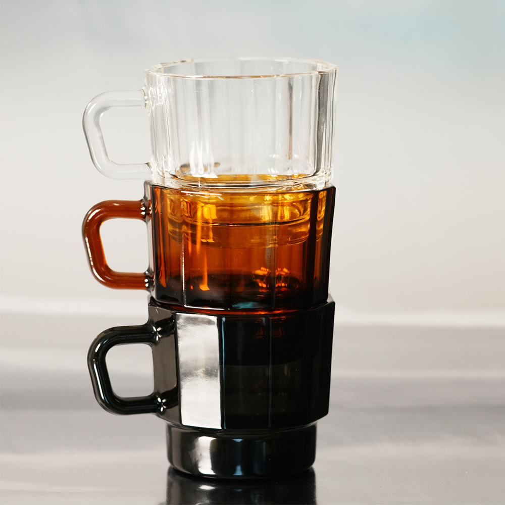 【HMM】W Glass玻璃杯(黑綠色) - 全聯全電商