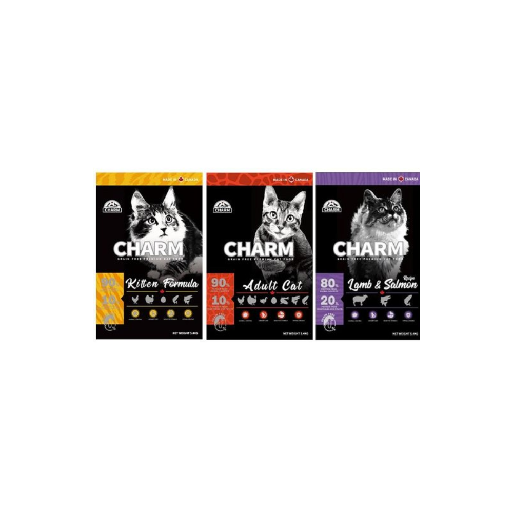 【CHARM 野性魅力】優質無穀貓糧 5.4KG(*1入 (下單數量2+贈神仙磚一個)(送VITA貓最愛泥 15g*2條)) - 全聯全電商