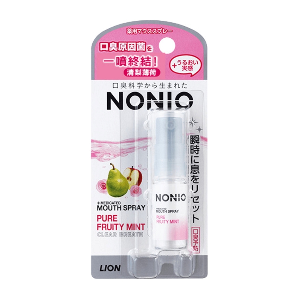 【LION 獅王】日本NONIO 終結口氣噴劑-清梨薄荷(5ml) - 全聯全電商